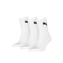Puma Herren Kurzsocken "Socken 3er Pack", Gr. 35, wei&szlig;, Obermaterial: 78% Baumwolle CO. 18% Polyester PES. 2% Polyamid PA. 2% Elasthan EL., Socken