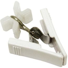 Klick-Gleiter Gardinia, wei&szlig;, Kunststoff, Gardinenbefestigungen, "X-Gleiter mit Klammer", Serie Fl&auml;chenvorhang-Technik Atlanta 3-l&auml;ufig