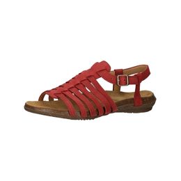 El Naturalista Damen Riemchensandale "El Naturalista Sandalen Leder", Gr. 37rot, Leder, Schuhe