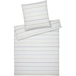 Bettw&auml;sche Elegante, gr&uuml;n, Halbleinen, Obermaterial: 50% Baumwolle, 50% Leinen, Bettw&auml;sche, "Balance", angenehmes Hautgef&uuml;hl