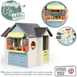 Smoby Kinder Spielhaus "Smoby Life, Chef", bunt, Kunststoff, B:132cm H:135cm T:124cm, Spielh&auml;user, Made in Europe