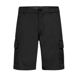 Kronstadt Herren Cargoshorts "Cargoshorts KSCummings", schwarz, Gr. M, Obermaterial: 98% Baumwolle CO. 2% Elasthan EL., Hosen