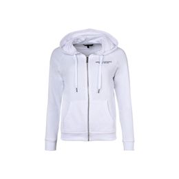 Armani Exchange Damen Sweatshirt "Sweatjacke", weiß, Gr. XS, Obermaterial: 60% Baumwolle CO. 40% Polyester PES., Sweatshirts