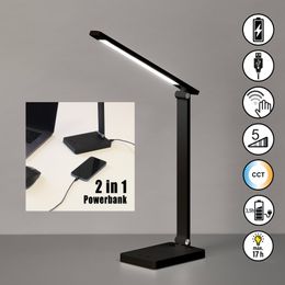 EASY BY FHL LED Tischleuchte "Ole", 1, H: 39,5cm, schwarz, Leuchten, lange Leuchtdauer