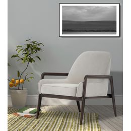 Sessel Home Affaire, B:72,5cm H:84cm T:78cm, grau, Samtoptik (100% Polyester);Luxus-Microfaser weich (100% Polyester);Struktur fein (100% Polyester),