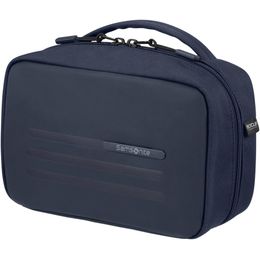 Samsonite Damen Kulturbeutel "STACKD Toilet Kit, 14 cm", blau, Polyester, Polyurethan, Taschen, Beauty-Bag Beautybox Schminketui Kosmetikbox
