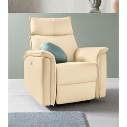 Relaxsessel Home Affaire, beige, Wohnzimmer, Sessel, "Zola, TV-Sessel mit Schlaffunktion, Sessel für Wohnzimmer mit", elektrischer Relaxfunktion und
