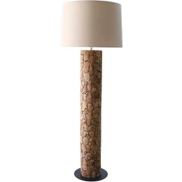 Salesfever Stehlampe "Treibholz", 1, H: 170cm, 1 Stk., beige, Wohnzimmer, Leuchten, handgefertigt
