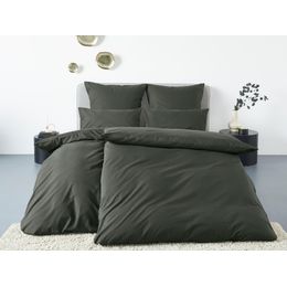 Bettw&auml;sche, gr&uuml;n, LeGer Home by Lena Gercke, Renforc&eacute;, Obermaterial: 100% Baumwolle, Bettw&auml;sche, "Anisa in Gr. 135x200, 155x220 cm oder 200x200",