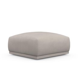 Hocker Trendmanufaktur, B:85cm H:42cm T:85cm, grau, 100% Polyester, Wohnzimmer, Hocker, "Braga, mit hochwertigem Kaltschaum, quadratisch, in Cord