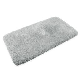 Badematte OTTO HOME, H:30mmmittel grau, Polyester, Badematten, "Kaarin, uni, viele Farben, Badvorleger, Badezimmer Teppich", Badteppich, getuftet,