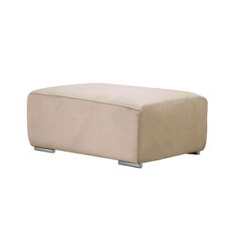 Hocker OTTO HOME, B:100cm H:45cm T:68cm, beige, 100% Polyester, Wohnzimmer, Hocker, "BEATRICE mit Wellenfederung, Maße B/T/H: 100/68/45 cm", passend