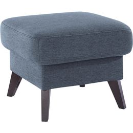 Hocker, B:57cm H:47cm T:57cm, blau, exxpo - SOFA FASHION, Wohnzimmer, Hocker, "Samso"