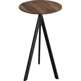 Klapptisch Essentials, B:70cm H:110cm T:70cm, schwarz, Pulverbeschichteter Stahl + HPL Tischplatte, Garten, Tische, "Infinity", in verschiedenen
