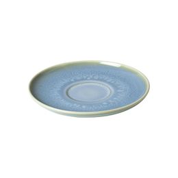 Untertasse "Kaffeeuntertasse Crafted ø 14,9 cm", blau, LIKE. BY VILLEROY & BOCH, Speiseteller