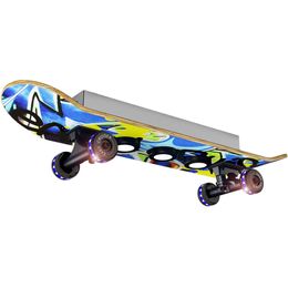 Evotec LED Deckenleuchte "EASY CRUISER GRAFFITI", 7, H: 10cm, 1 Stk.bunt, blau, gelb, schwarz, Leuchten, LED Deckenlampe