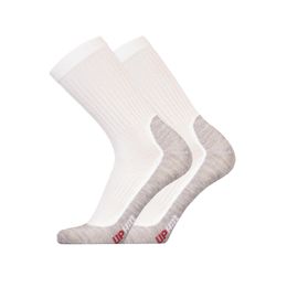 UphillSport Damen Socken "WINTER XC 2er Pack", Gr. 35, grau, 65% Polypropylen, 16% Wolle, 16% Polyamid, 3% Elasthan, mehrfarbig, Socken, mit