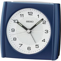 Seiko Quarzwecker, blau, Wecker, Wecker, Beleuchtung, Piepalarm, Schlafzimmer, Leuchtzeiger