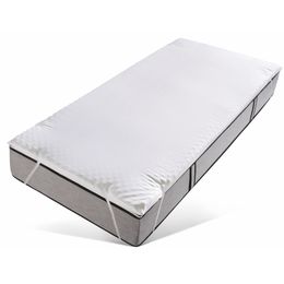 Topper Jekatex, B:100cm H:5cm L:200cm, wei&szlig;, Viscoschaum, Topper, "Microaktiv 5,0"