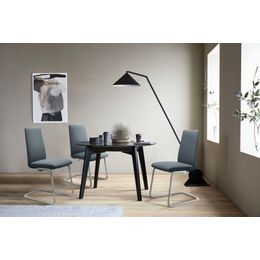 Polsterstuhl stressless, B:53cm H:92cm T:59cm, blau, Leder BATICK: BATICK ist ein leicht korrigiertes, durchgefärbtes und genarbtes Möbelleder, bei