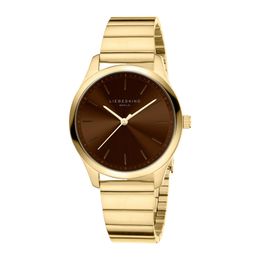 Damen Quarzuhr "Basic Staples"goldfarben, schwarz, Liebeskind Berlin, Armbanduhren, Armbanduhr, Damenuhr, Edelstahlarmband, analog