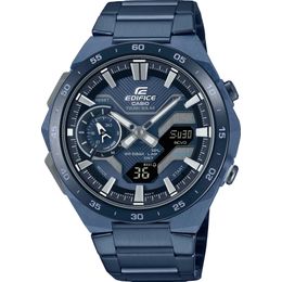 CASIO EDIFICE Smartwatch, blau, Smartwatches, Armbanduhr, Quarzuhr, Herrenuhr, Edelstahlarmband, Bluetooth