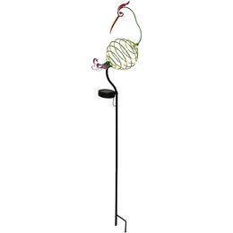 Näve LED Gartenleuchte NÄVE, B:11cm H:86cm L:13cm, bunt, Leuchten, "Kranich", LED Deko-Figur>>Kranich<<,incl. 25x LED ́s / á 0,06W
