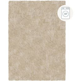 Hochflor-Teppich FLAIR RUGS, B:180cm H:35mm L:290cm, beige, Kunstfaser, Teppiche, "Alpine Faux Fur", waschbarer Kunstpelzteppich. Wohnzimmer,