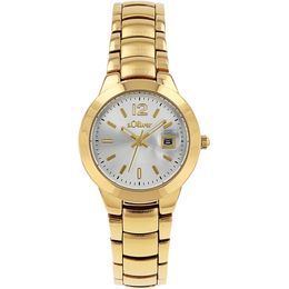 s.Oliver Damen Quarzuhr, gold, Armbanduhren, Armbanduhr, Damenuhr, Datum, analog