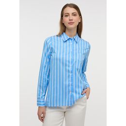Eterna Damen Hemdbluse "LOOSE FIT"aqua, Gr. 42, 100% cotton, Blusen