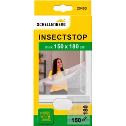 Schellenberg Fliegengitter-Gewebe "Insektenschutz und Mückenschutz für Fenster ohne bohren", B/H: 150cm x 180cm, 1er Pack, weiß,