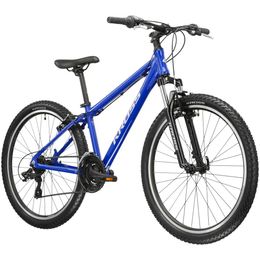 KROSS Mountainbike "KROSS MTB Hardtail Hexagon 1.0 26" blau 21 G&auml;nge", 48cm, 26 Zoll (66,04cm) hinten: 26 Zoll (66,04cm), blau, Fahrr&auml;der