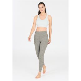 ENDURANCE ATHLECIA ATHLECIA Damen Trainingstights "Mist", grau, Gr. 46, bedruckt, 82% Polyester, 18% Elasthan, Hosen, mit schnell trocknender Funktion