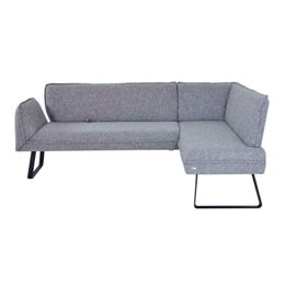 K+w Komfort & Wohnen Eckbank, H:91cm T:68cm, grau, K+W KOMFORT & WOHNEN, Esszimmer, Sitzb&auml;nke, "Drive", mit Seitenteilverstellung am langem Schenkel zur