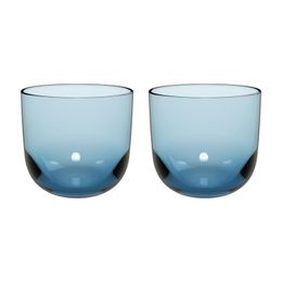 Glas "Wassergläser Like Glass 280 ml 2er Set", grau, LIKE. BY VILLEROY & BOCH, Trinkgefäße