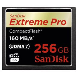 Sandisk Speicherkarte "CF Extreme Pro", 256 GB, schwarz, Speicherkarten