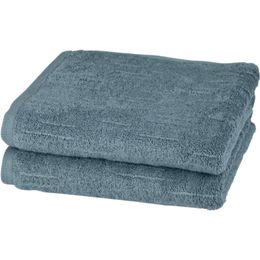 Handtuch Ross, B:50cm L:100cm, blau, Frottier, Obermaterial: 100% Baumwolle, Handt&uuml;cher, "Premium", 100% Baumwolle