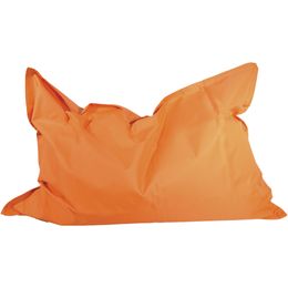 Sitzsack Kinzler, B:100cm H:10cm, orange, Polyester, Kinderzimmer, Sitzsäcke, "Meso", Uni Farben, Outdoor geeignet, ideal im Wohnzimmer & Kinderzimmer