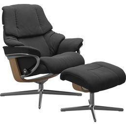 stressless "Reno" mit Cross Base, Gr&ouml;&szlig;e S, M & L, Holzakzent Eiche