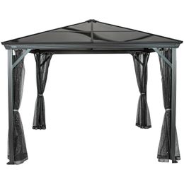 Pavillon Sojag, grau, Garten, Pavillons, "Verona 10x10", BxT: 298x298 cm