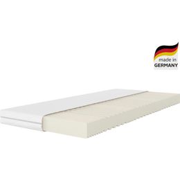 &Auml;lgdr&ouml;m Komfortschaummatratze &Auml;LGDR&Ouml;M, B:90cm H:13cm L:200cm, wei&szlig;, Bezug: 100% Polyester. Steppf&uuml;llung: 100% Polyester, Matratzen, "Fjord, 7-Zonen Matratze