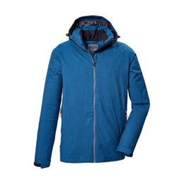 Killtec Herren Funktionsjacke "Romotos", blau, Gr. L, Oberstoff: 100% Polyester, Futter: 100% Polyester, Jacken, Wind- u. wasserdichte Herrenjacke,