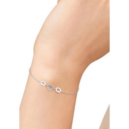 Amor Damen Armband "2026214", 19cm, Silber 925 (Sterlingsilber), silber, Silber 925 (Sterlingsilber), Armb&auml;nder, mit Zirkonia (synth.)