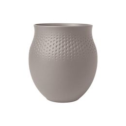 Villeroy & Boch VILLEROY & BOCH Dekovase "Vase Manufacture Collier 18 cm", grau, Vasen