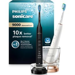 Elektrische Zahnbürste "DiamondClean 9000 HX9914", rosa, PHILIPS SONICARE, Kunststoff, B:17,4cm H:25,2cm T:11,1cm, Elektrozahnbürsten, DiamondClean