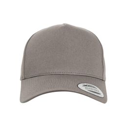 Flexfit Damen Flex Cap "Flexfit Accessoires 5-Panel Curved Classic Snapback"grau, unifarben, 100% Baumwolle, Caps