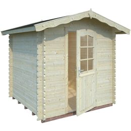 Gartenhaus Palmako, beige, Massivholz, Gartenh&auml;user, "Vivian", 3,8 qm