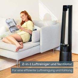Beurer Ventilatorkombiger&auml;t "LV 500, 2-in-1 Luftreiniger & Ventilator f&uuml;r frische, k&uuml;hle Luft", B:23cm H:111cm T:23cm, schwarz, Ventilatoren, Mit