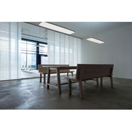 Gardinenschiene Garesa, L:480cm, wei&szlig;, Aluminium, Kunststoff, Gardinenstangen, "Fl&auml;chenvorhangschiene SMART", Aluminiumschiene f&uuml;r Vorh&auml;nge mit