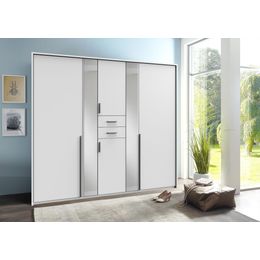 Kleiderschrank wimex, B:225cm H:208cm T:58cm, wei&szlig;, Schlafzimmer, Schr&auml;nke, "Vanea"